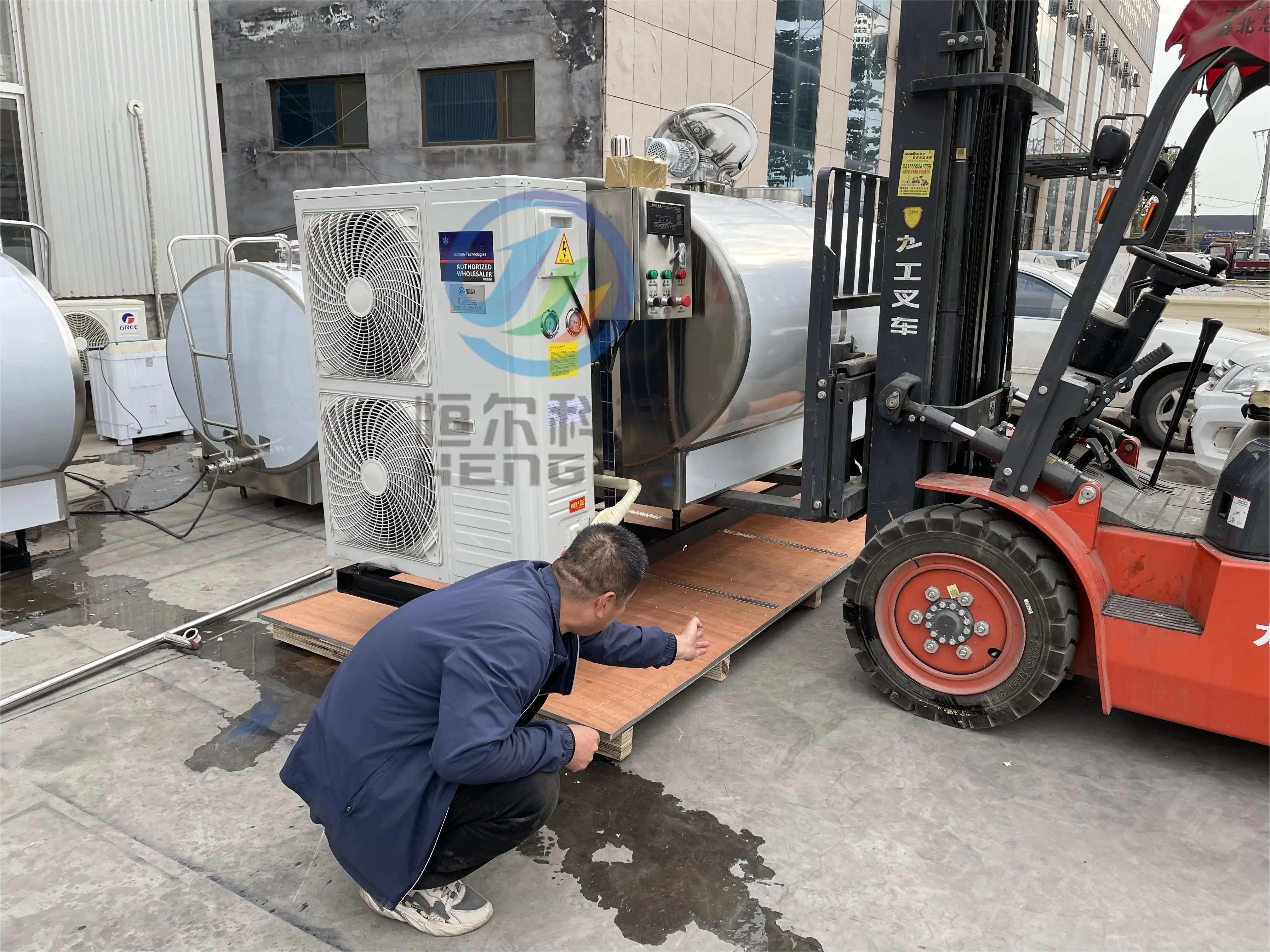 Milk Cooling Milk Storage Tank Sus304 Cooler Silo Tanks For Sale - Buy ...