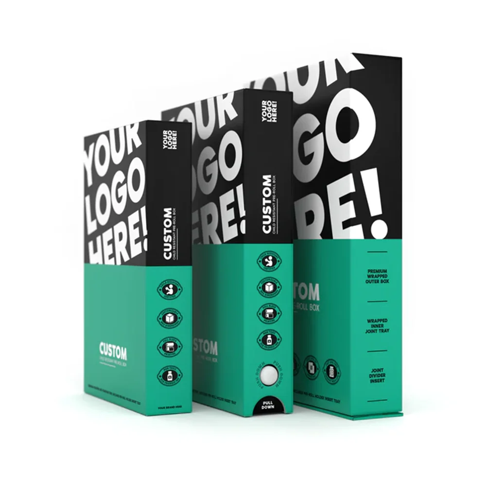 Custom Preroll Packaging Keep Safe With Child Proof Package And Lighter ...