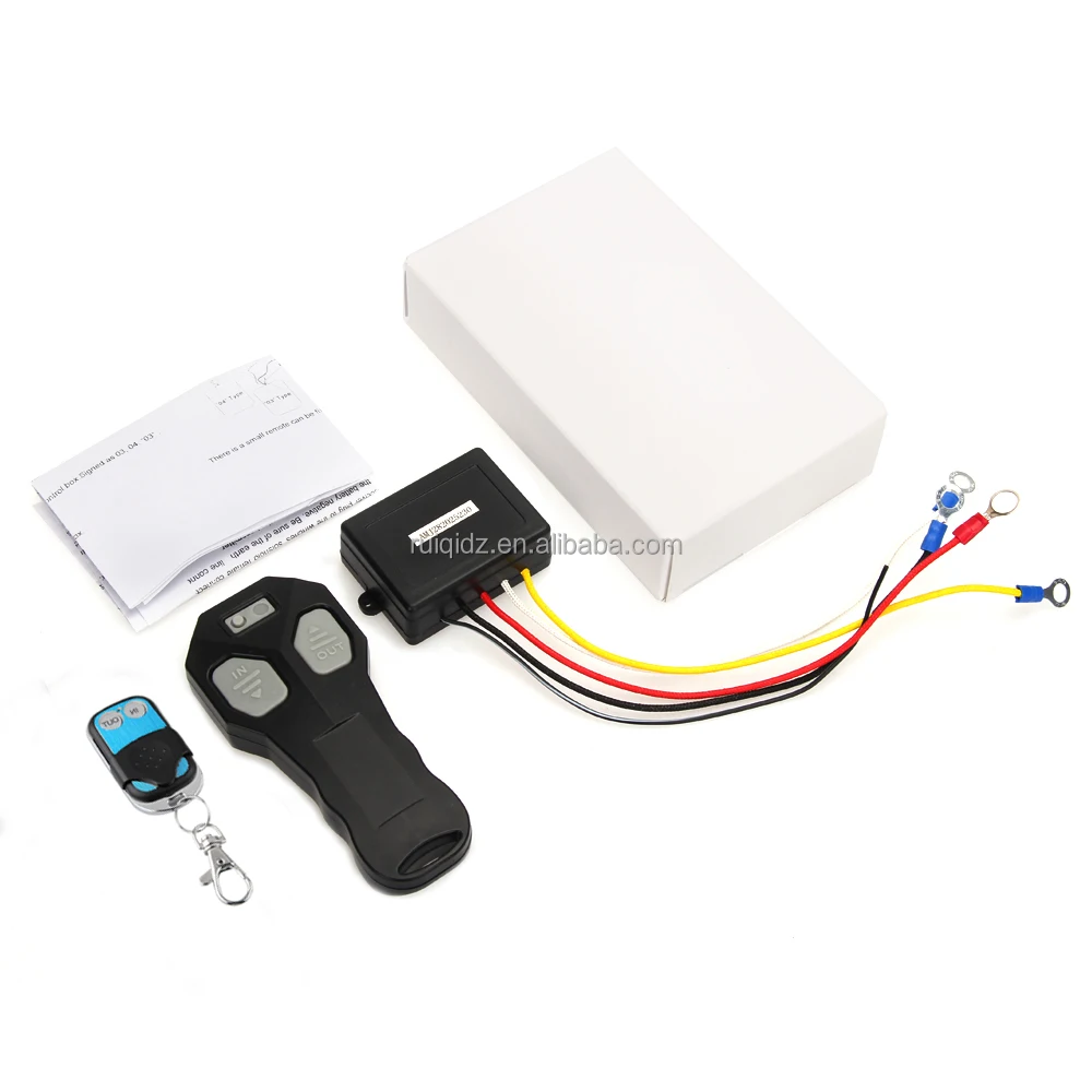 Electric Wireless Winch Remote Control Relay System With Handset Two ...