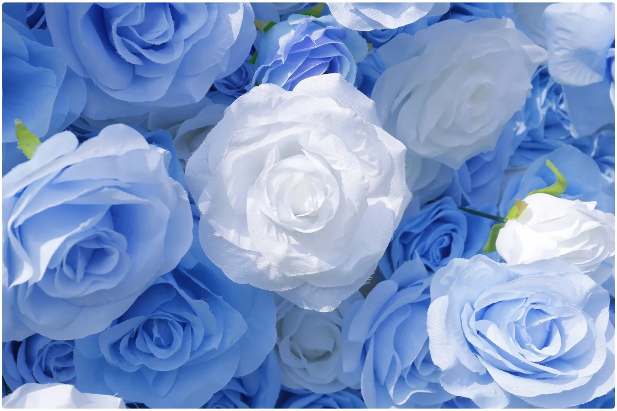 Rose Roll up Flower Wall Panel 5d Fabric Artificial Backdrop Backdrop ...