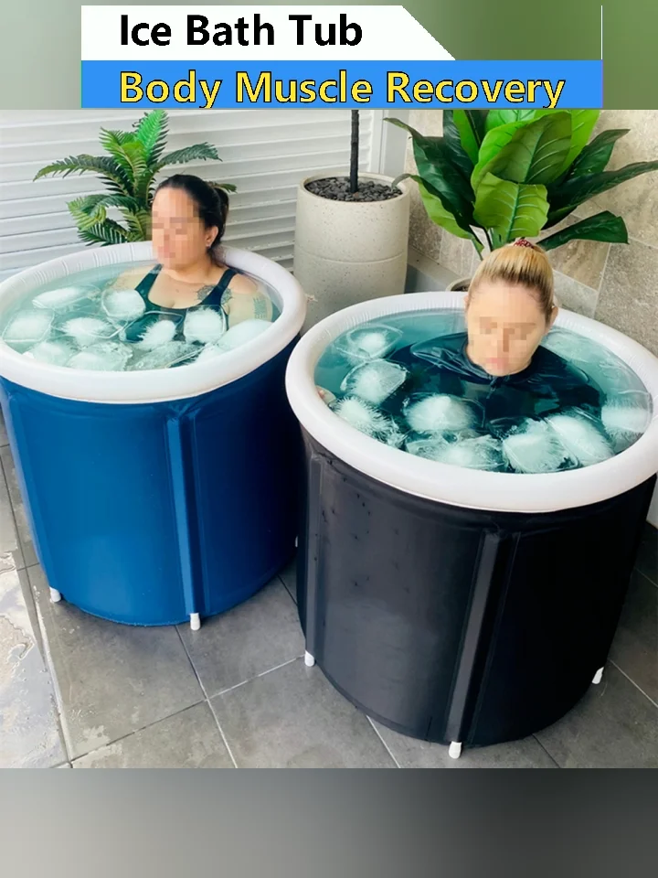 Pvc Inflatable Ice Bath Tub Collapsible Foot Soaking Tub For Athletes ...