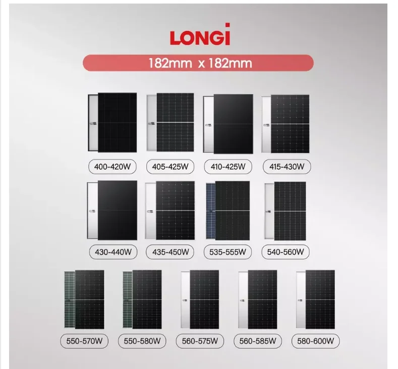 Longi Hi-mo4 450w Solar Panel Hot Promotional Dual Photovoltaic Panel ...