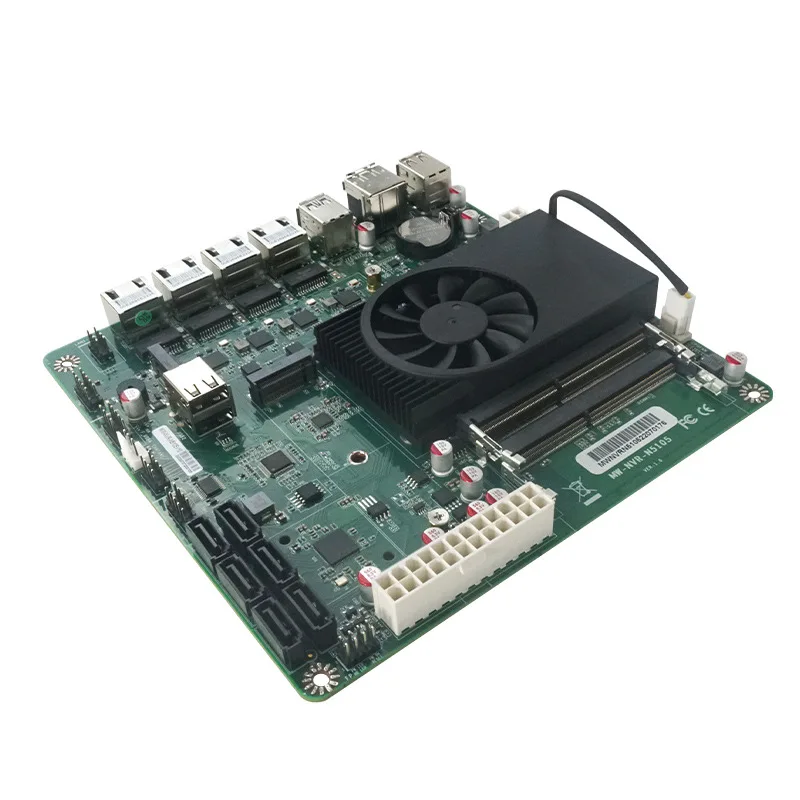 Topton N5105 Mini ITX Industrial Motherboard with 2.5Gbps, 4 LAN, 2 M.2 ...