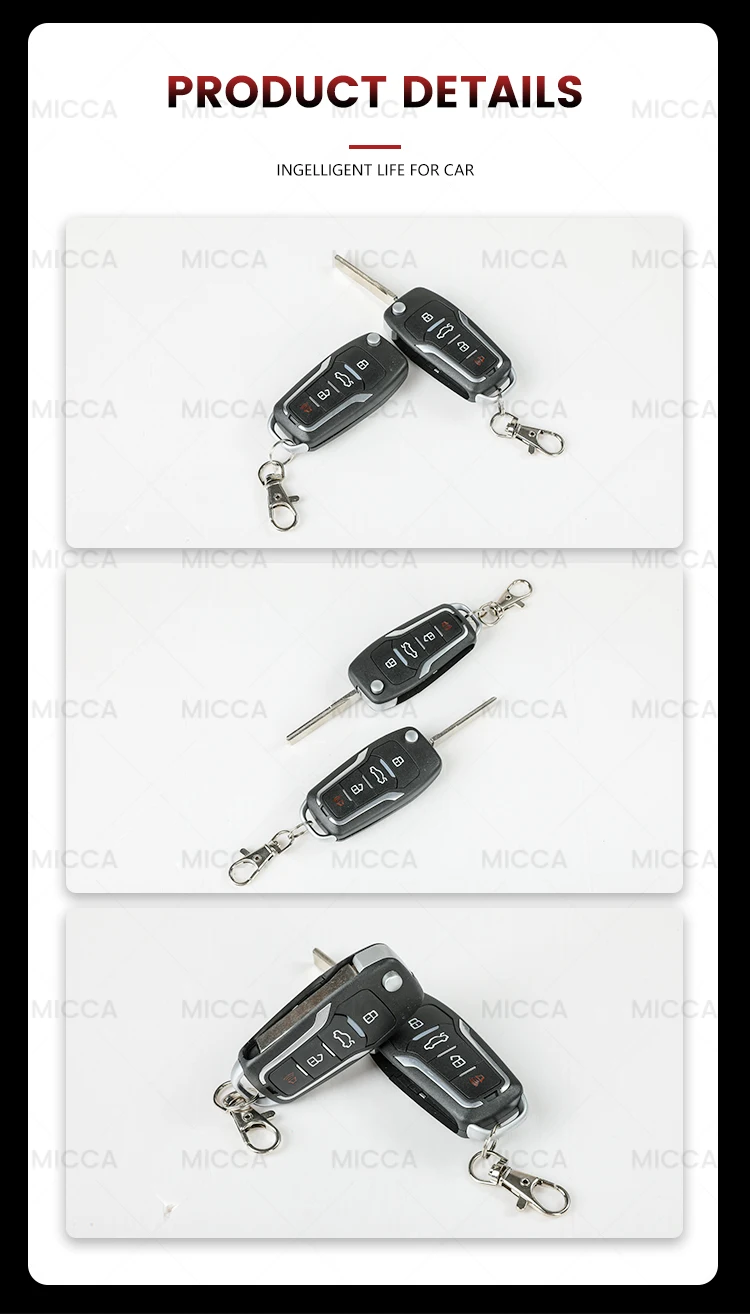 Car Auto Vehicle Remote Control 433Mhz Transmitter Remote Vehicle Keys ...