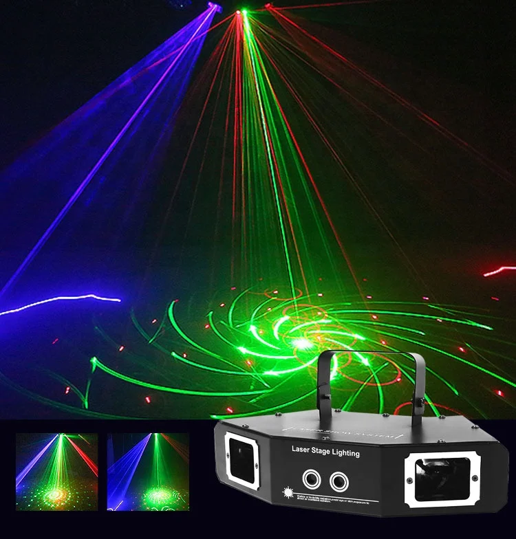 Dmx Control Laser Light Show Equipment Rgb Beam Effect Stage Lighting 4 ...