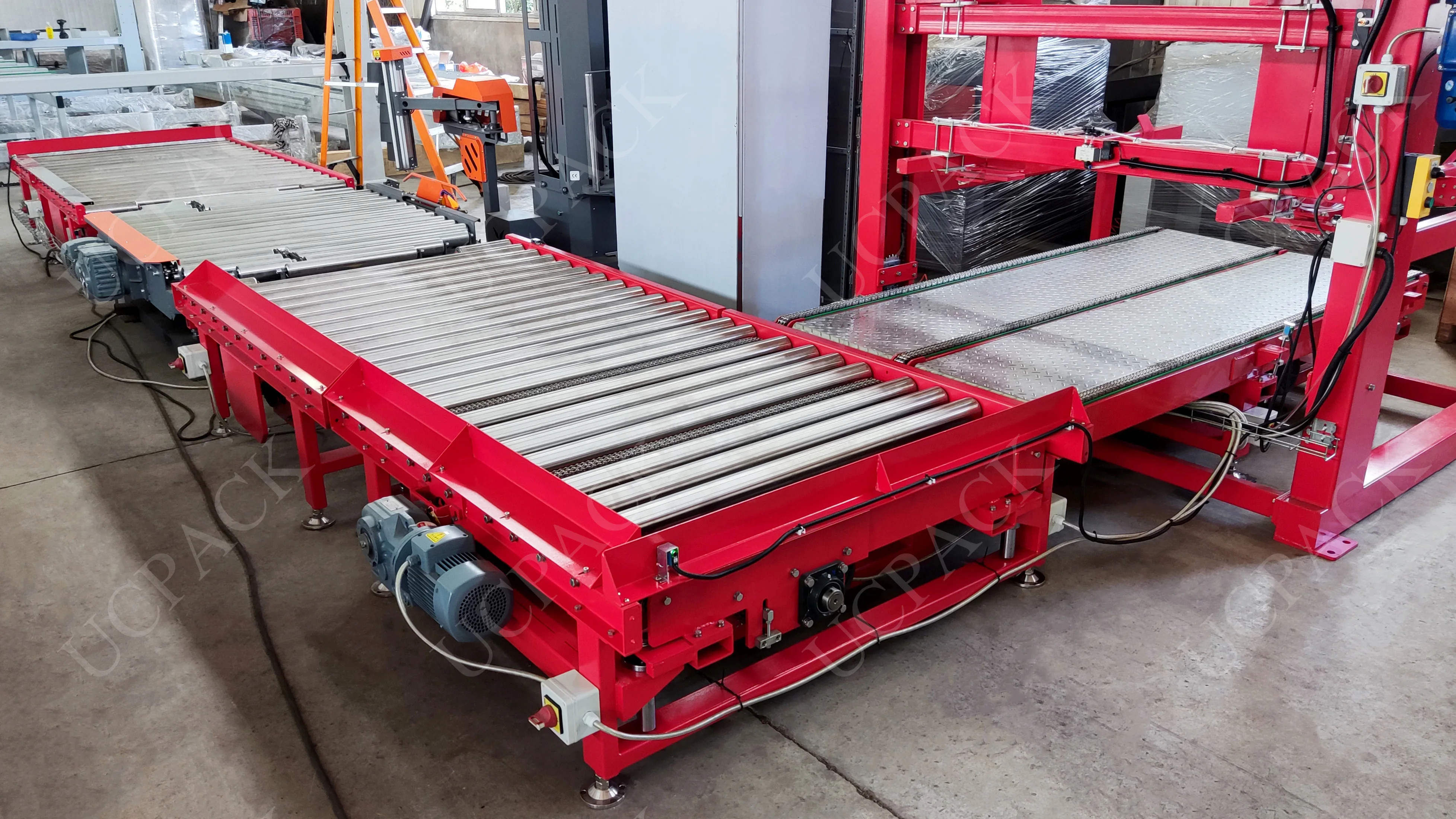 Triple Strand 3-way Right Angle Pop-up Chain Transfer Conveyor - Buy ...