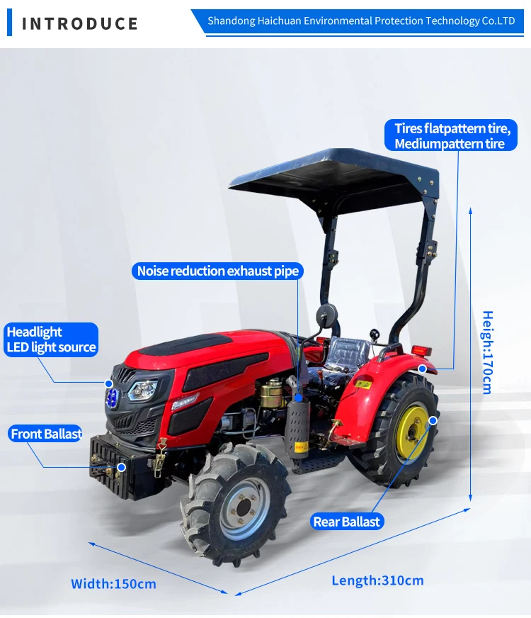 50HP Mini Tractor - High Productivity for Small Farms