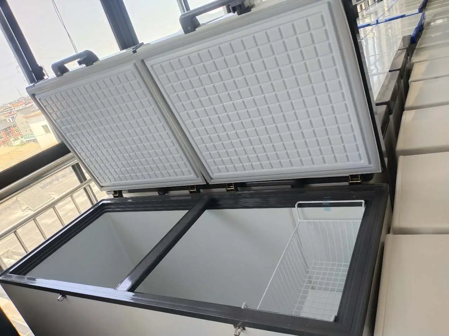 24v Dc 508l Big Solar Freezer Adapter Horizontal Save Energy Commercial ...