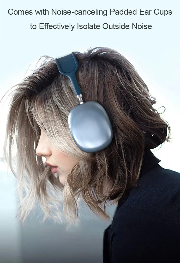 P9 Pro Max Wireless Bt Headphones Promax Noise Canceling Casque Sans ...