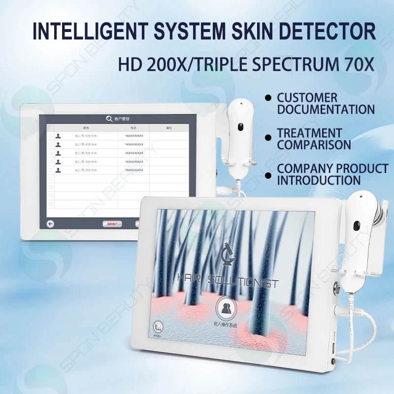 High Quality HD Hair Follicles Scalp Scanner Detector Hair Analyzer ...