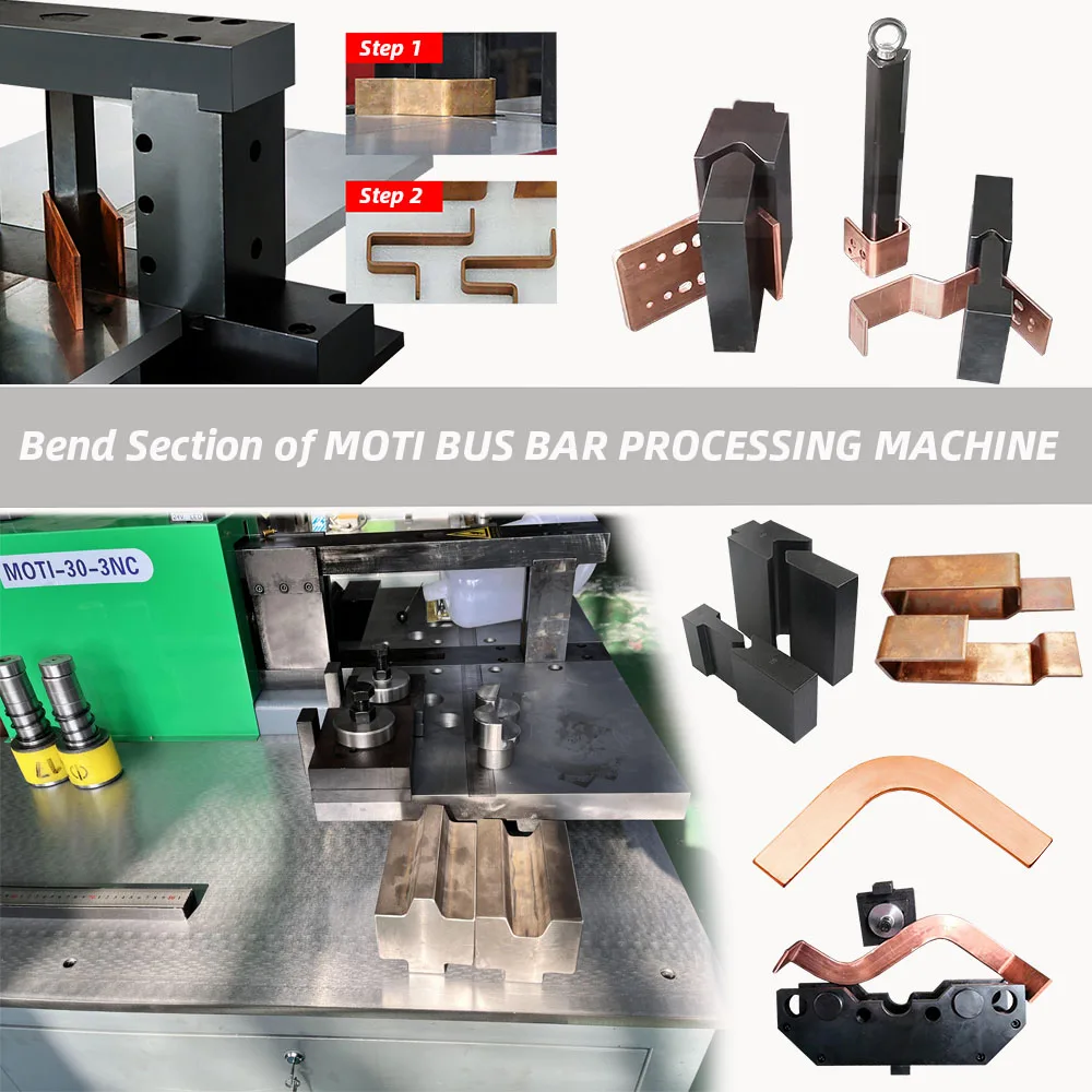 Hydraulic Cnc Busbar Bender - Buy Cnc Busbar Processing Machine,3 In 1 ...