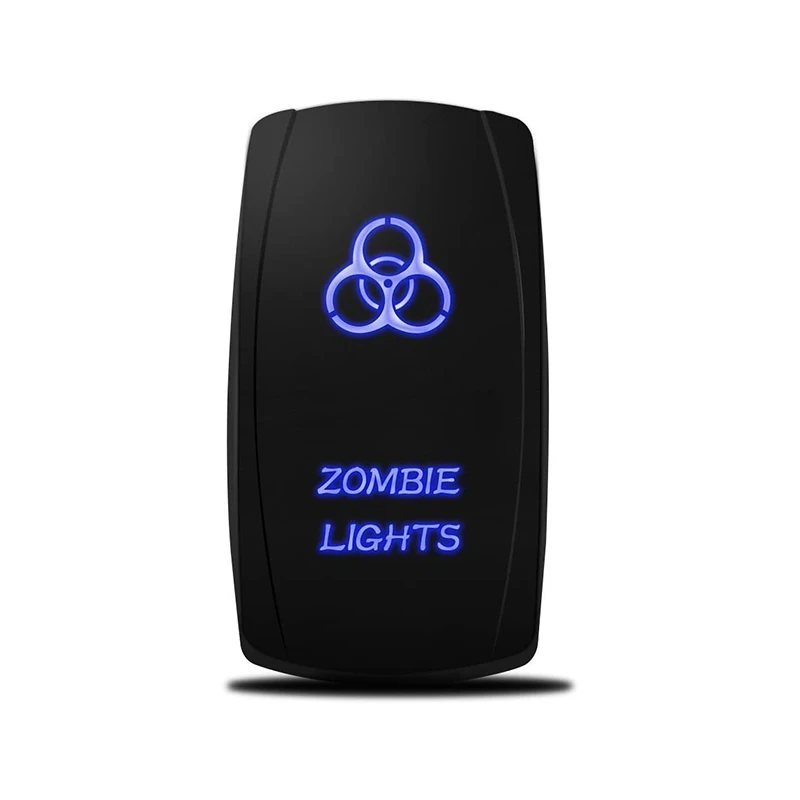 12v Zombie Lights Rocker Switch Boat Off-road Led Light For Electronics ...