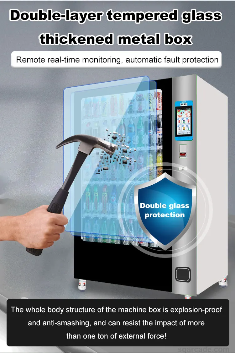 Stable Vending Machines with Panoramic Glass Windows