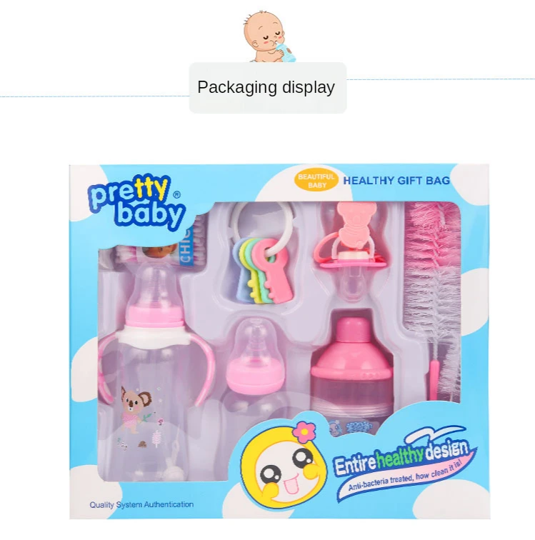 280ml And 150ml Standard Caliber Pp Baby Feeding Bottle 8 Pieces Gift ...