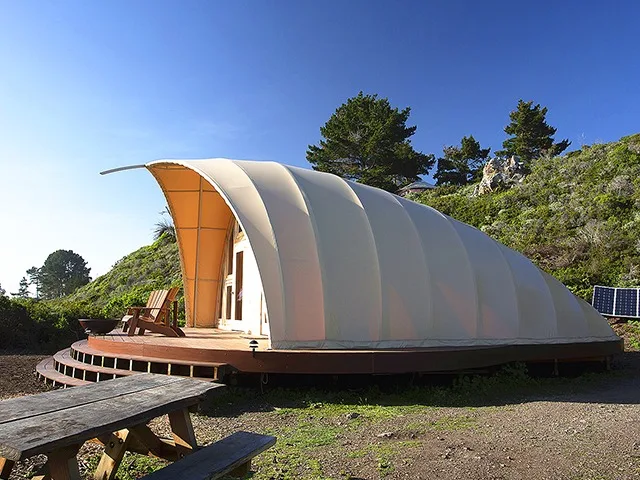 New Design Glamping Shell Shape Hotel Glamping Villa Luxury Tent ...
