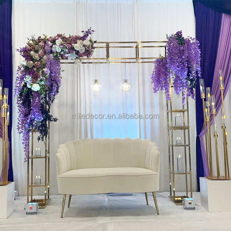 Luxury Wedding Event Metal Backdrop Stand - Arches Decor