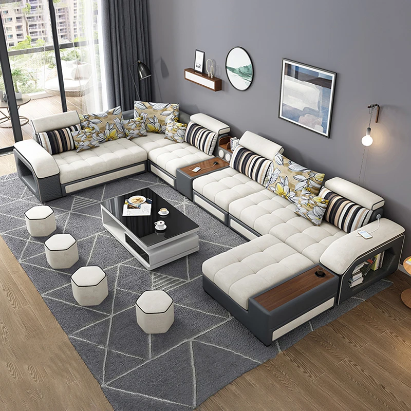 Modern Luxury 7 Seater Modular Sofa - Perfect for Living Room