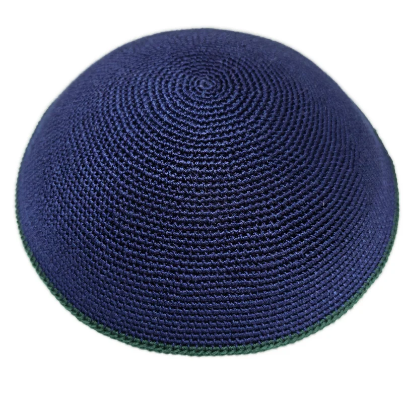 DMC Hand Knitted Kippah Hat, Thin thread Knitted Kippah,100% Cotton DMC ...