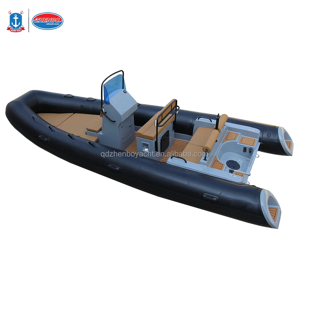 Zhenbo Luxury Yachts 19ft Inflat Fiberglass Rib580d Boat Hypalonpvc Rib ...
