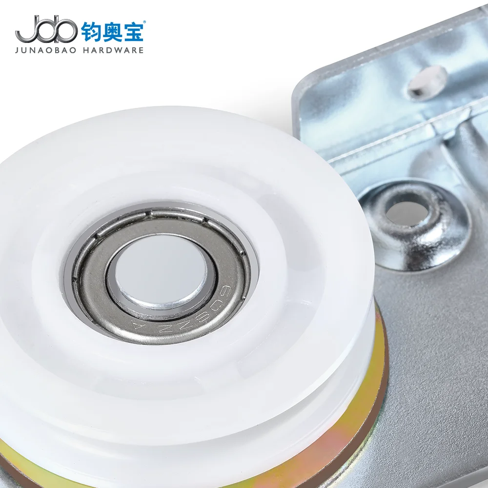 Job Hardwares Wooden Bearing Sliding Door Roller With Damper System ...