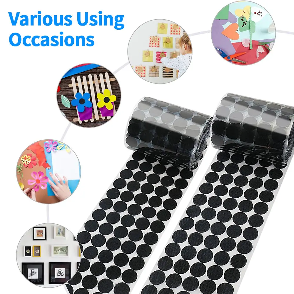 Alibaba.com: JIEHUAN Eco-Friendly Custom Hook and Loop Clear Velcro ...