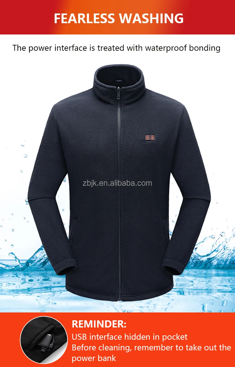 Heating Clothing Winter Waterproof Electric Usb Thermal Puffer Heated ...