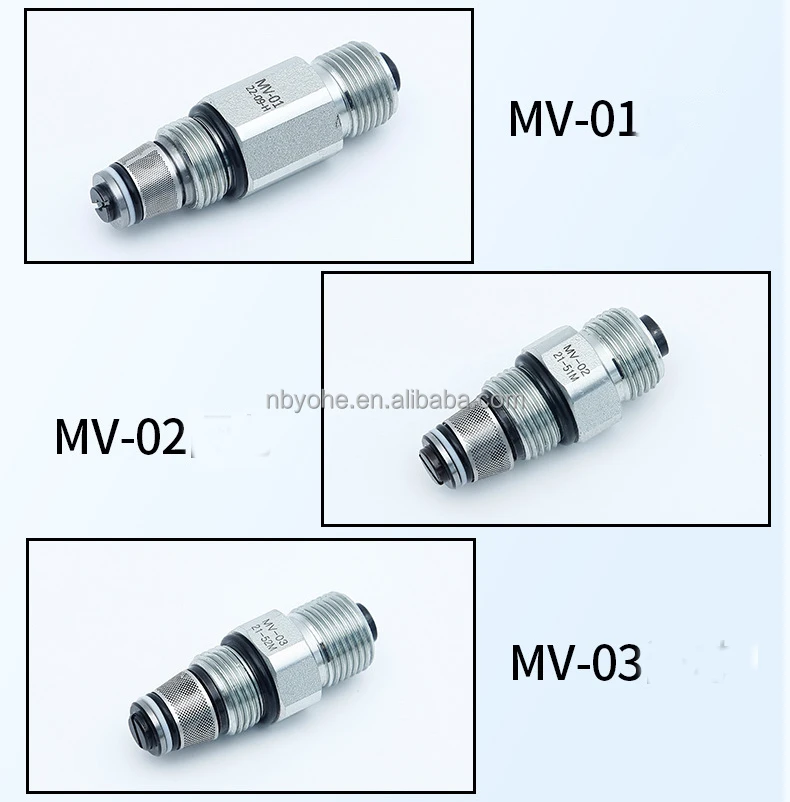 Manual Spool Pressure Valve MV-01 MV-02 MV-03 - Reliable Flow Control