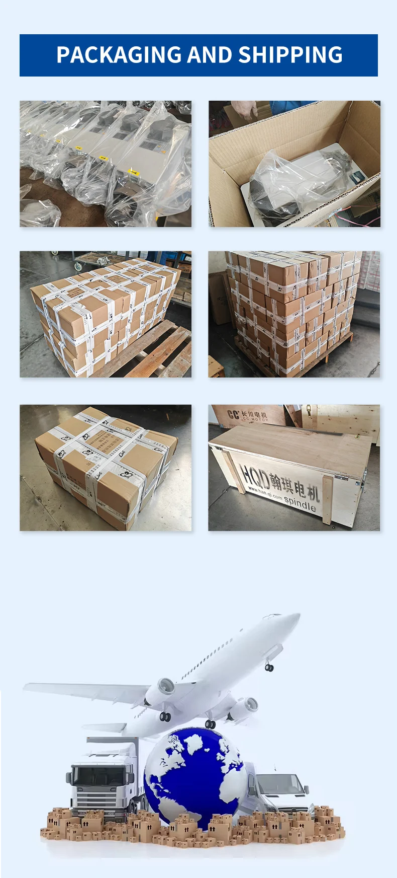 HQD GDL40.5-IS020-24Z/2.2 Spindle Motor for CNC Machines