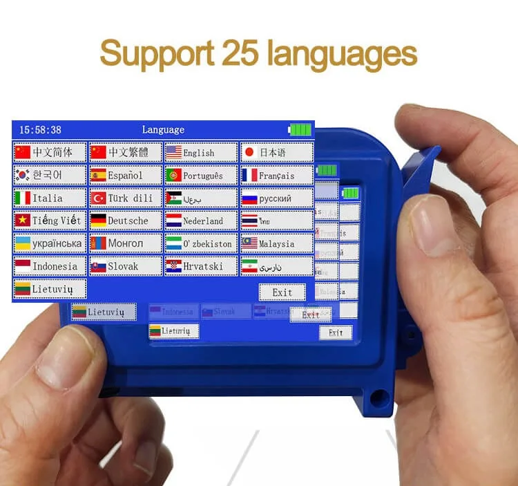 Mini Printer Handheld Inkjet Printer Portable Ink Jet Printer for Box ...