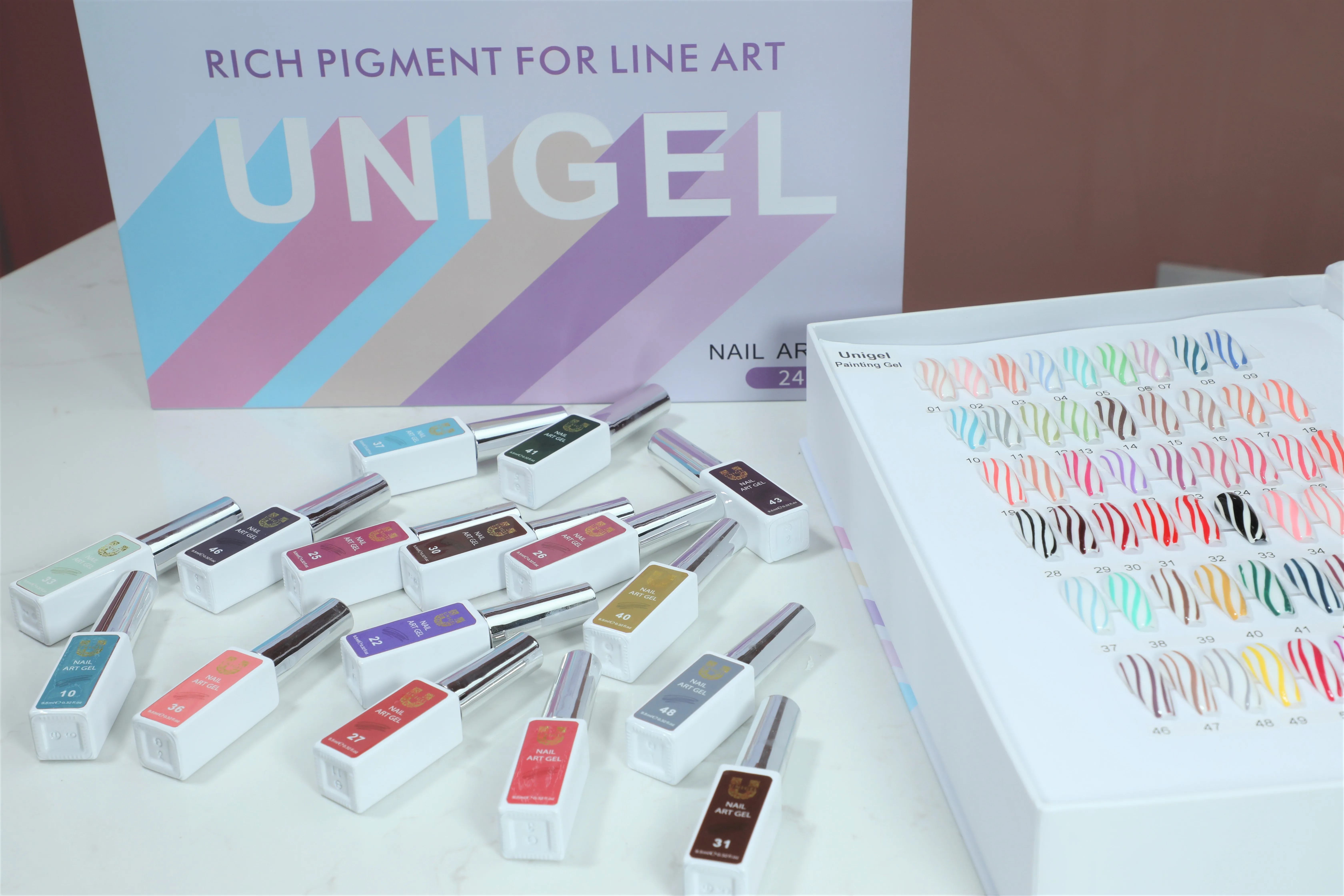 Unigel Professional Nail Art Gel - Detailed Painting