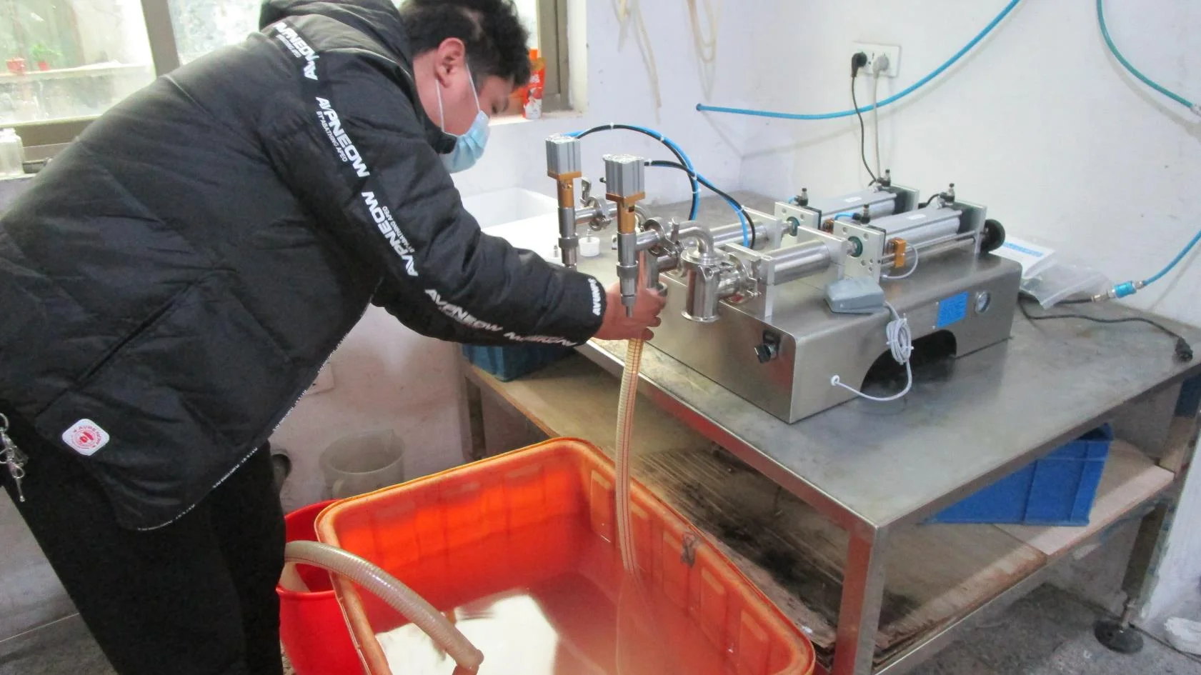 Semi-Automatic Gear Pump Detergent Viscous Liquid Soap Oil Gel Gear ...
