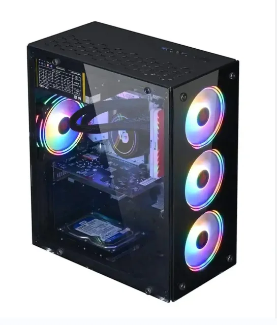 High Quality Computer Casing Pc Tempered Glass Computer Gaming Casing ...