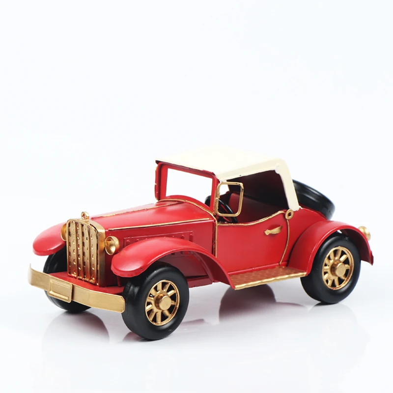 Antique Diecast Cars - Vintage Model Metal Toy Car Collection