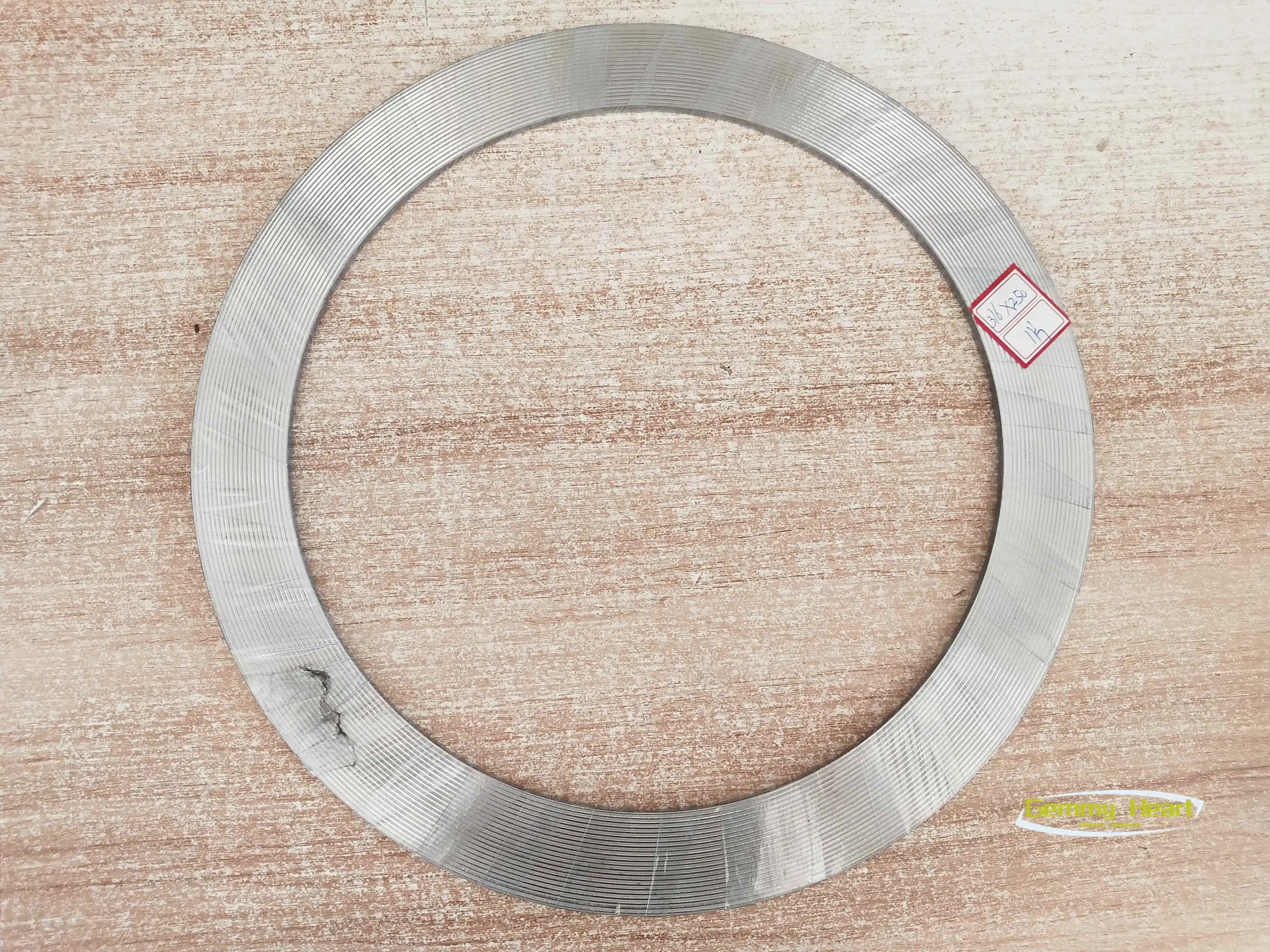 Metal Grooved Camprofile Gaskets Corrugated Gasket Asme B16.20 With Covering Graphite Or Ptfe ...