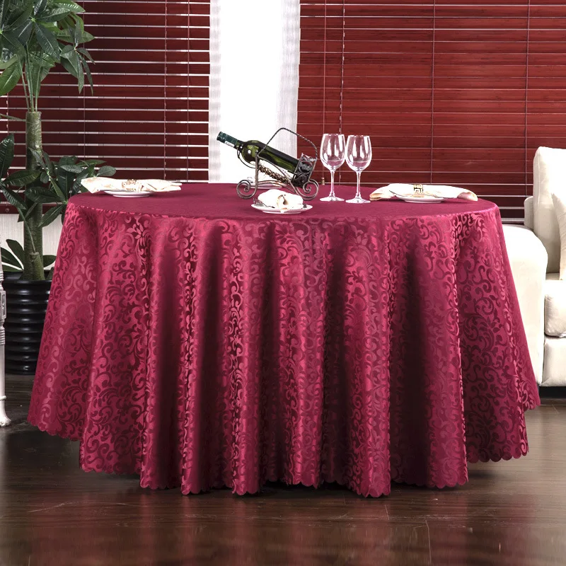 Eco-friendly Tablecloth - Round Sequin Embroidered Rolls