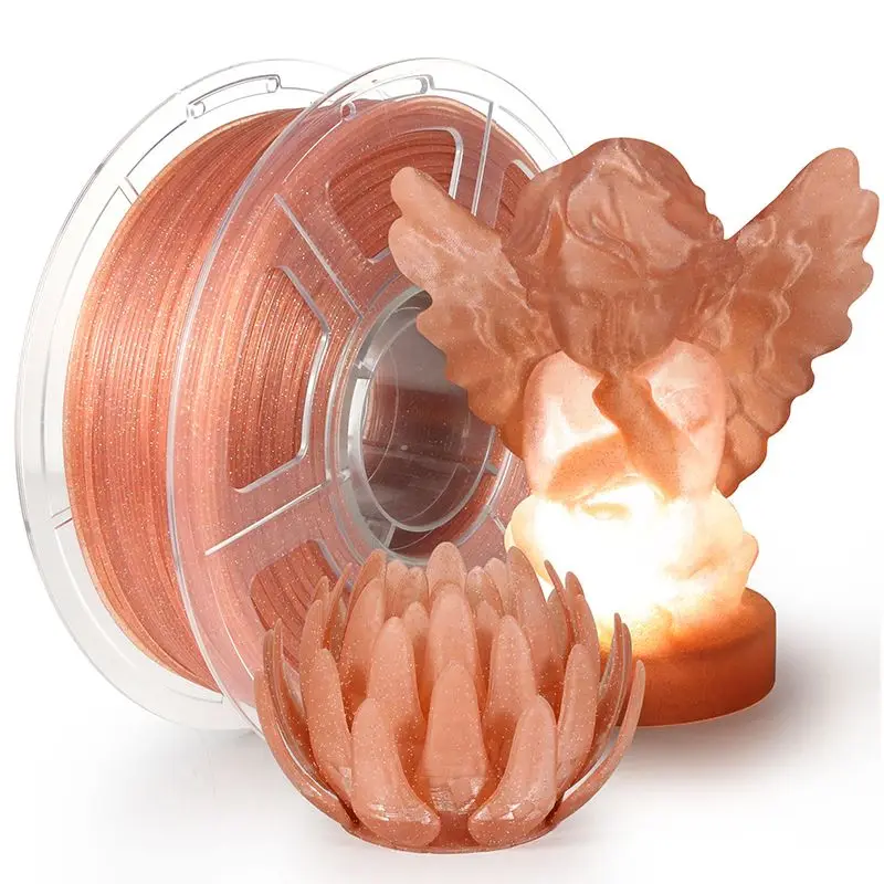 Isanmate 2024 Latest Wholesale Clear Pla Filament 1kg 1.75mm Glitter ...