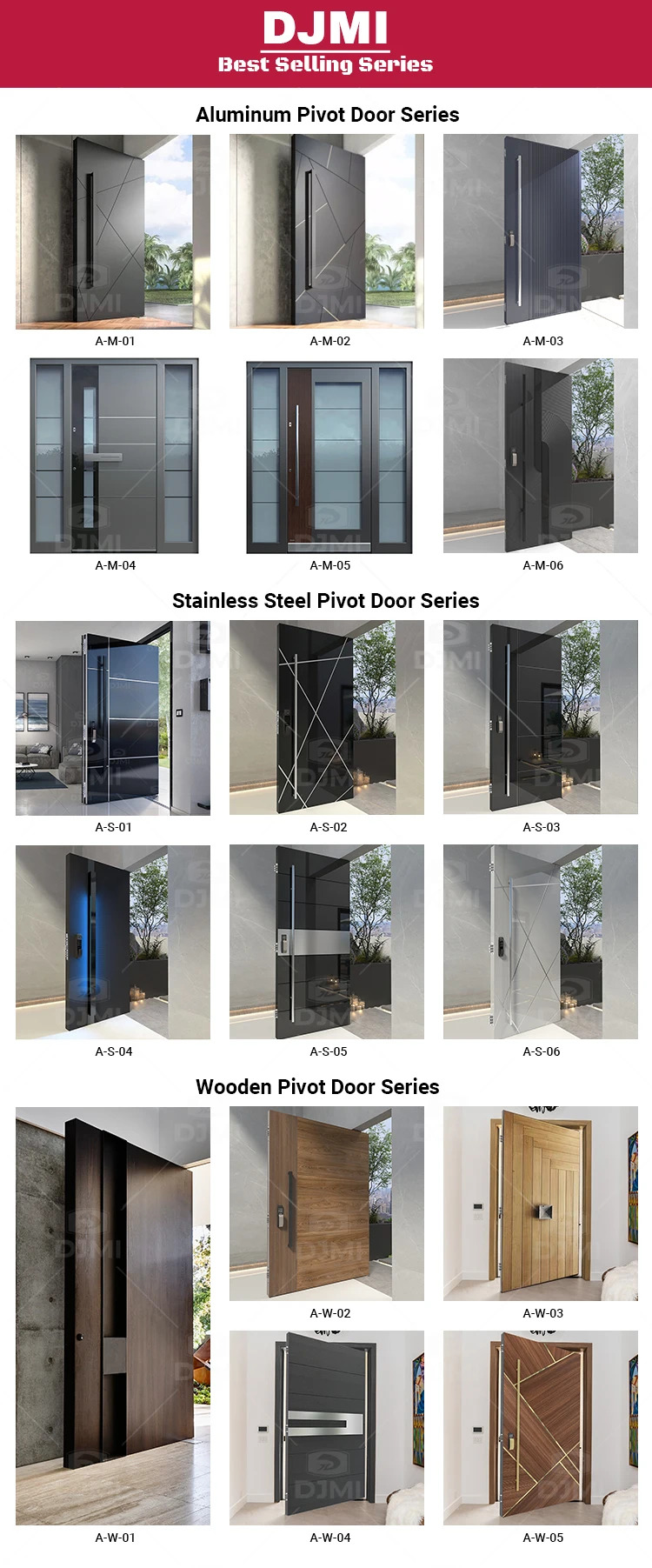 American House Modern Entry Doors Exterior Doors For Houses Smart Lock ...