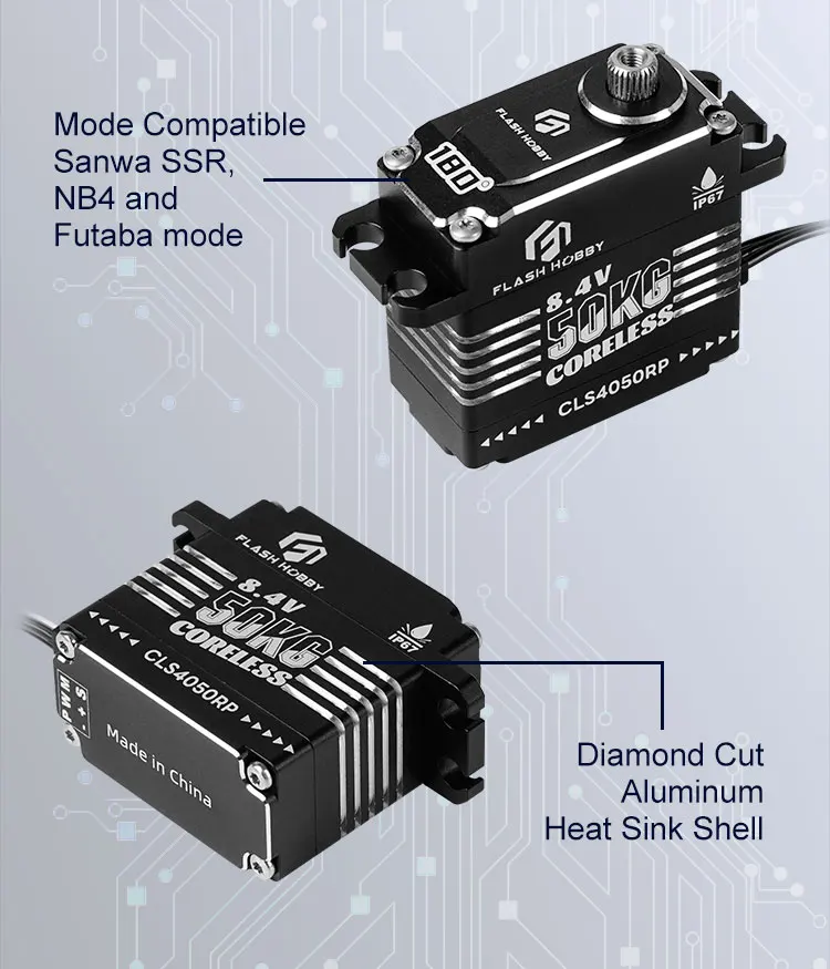 Flashhobby 50kg Torque Cls4050rp Waterproof Potentiometer Helical Gear ...