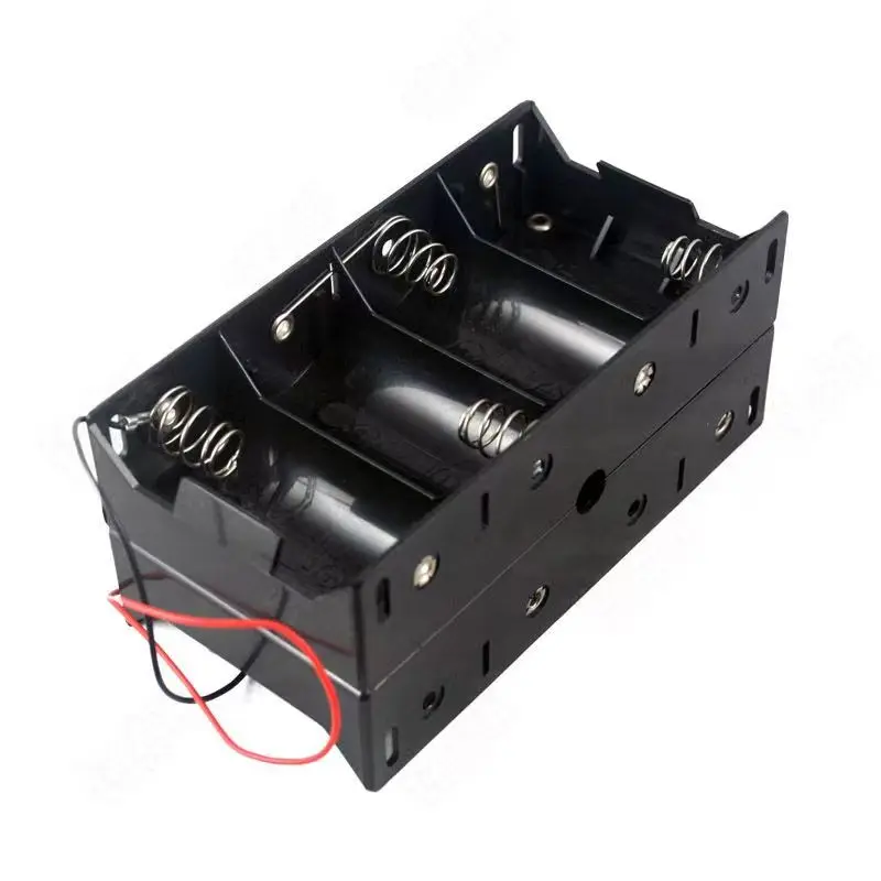 D-type Battery Holder Back-to-back Battery Box with 8 Batteries High ...