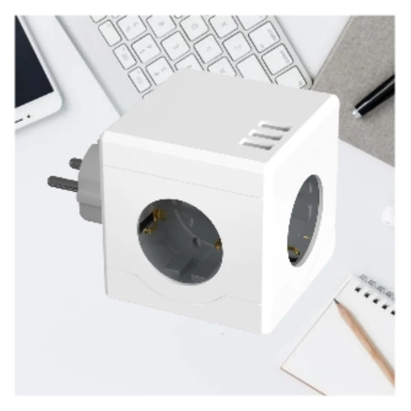 2023 New Style European Type Socket With Plug Portable Power Cube Type ...