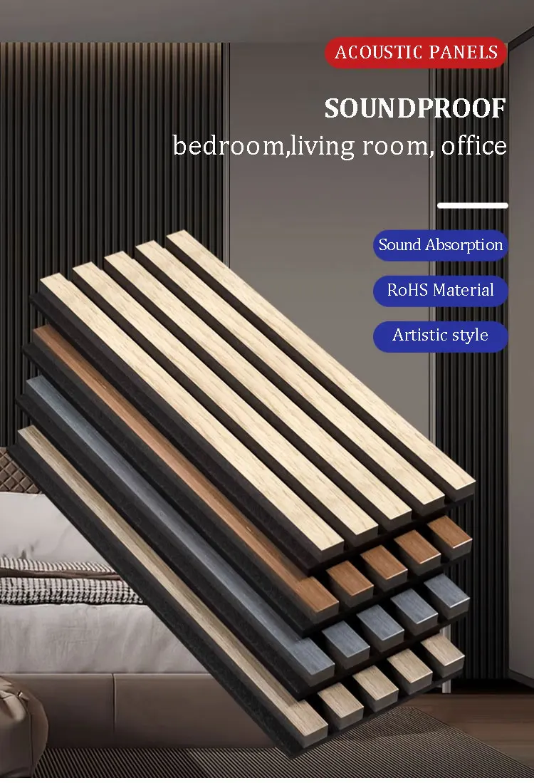 Veneer Slats Ceiling Akupanel Acoustic Panel Wooden Sound Proof ...