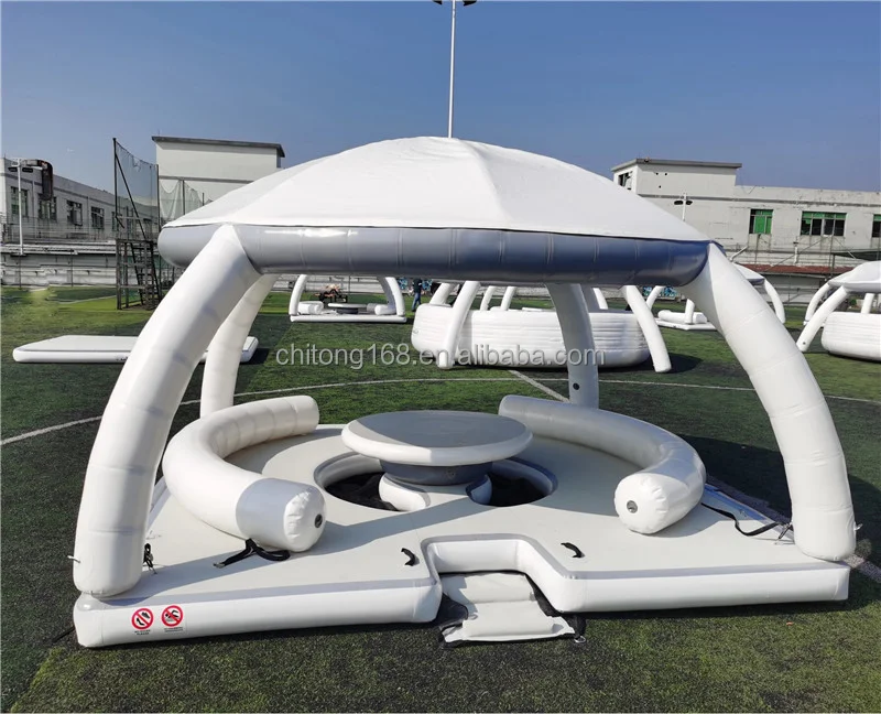 Water Floating Dock Pool Floating Island Tent For Adults - Buy Water ...