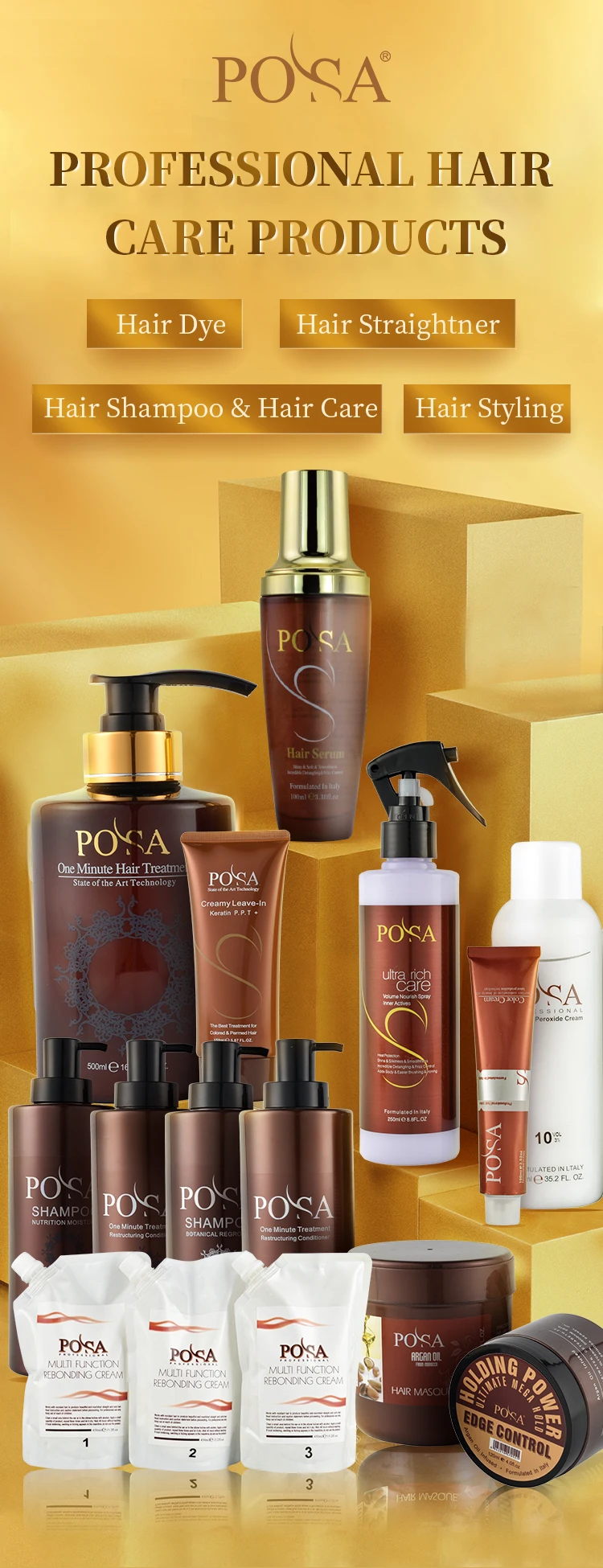 Wholesale POSA Shampoo - Anti Hair Loss & Dandruff