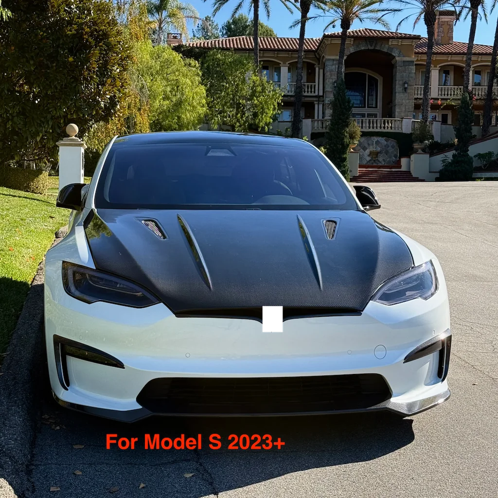 MRD Carbon Fiber Hood for Tesla Model S 2016-2019 & 2023+ | Lightweight ...