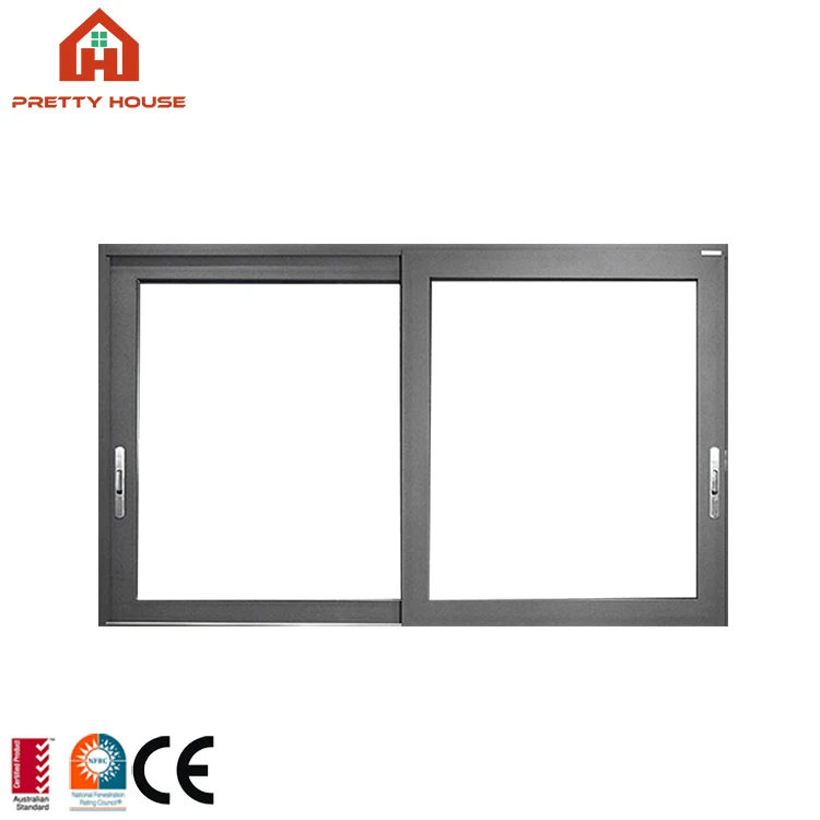 Tostem White Grill Aluminium Sliding Window For Bedroom Living Room ...