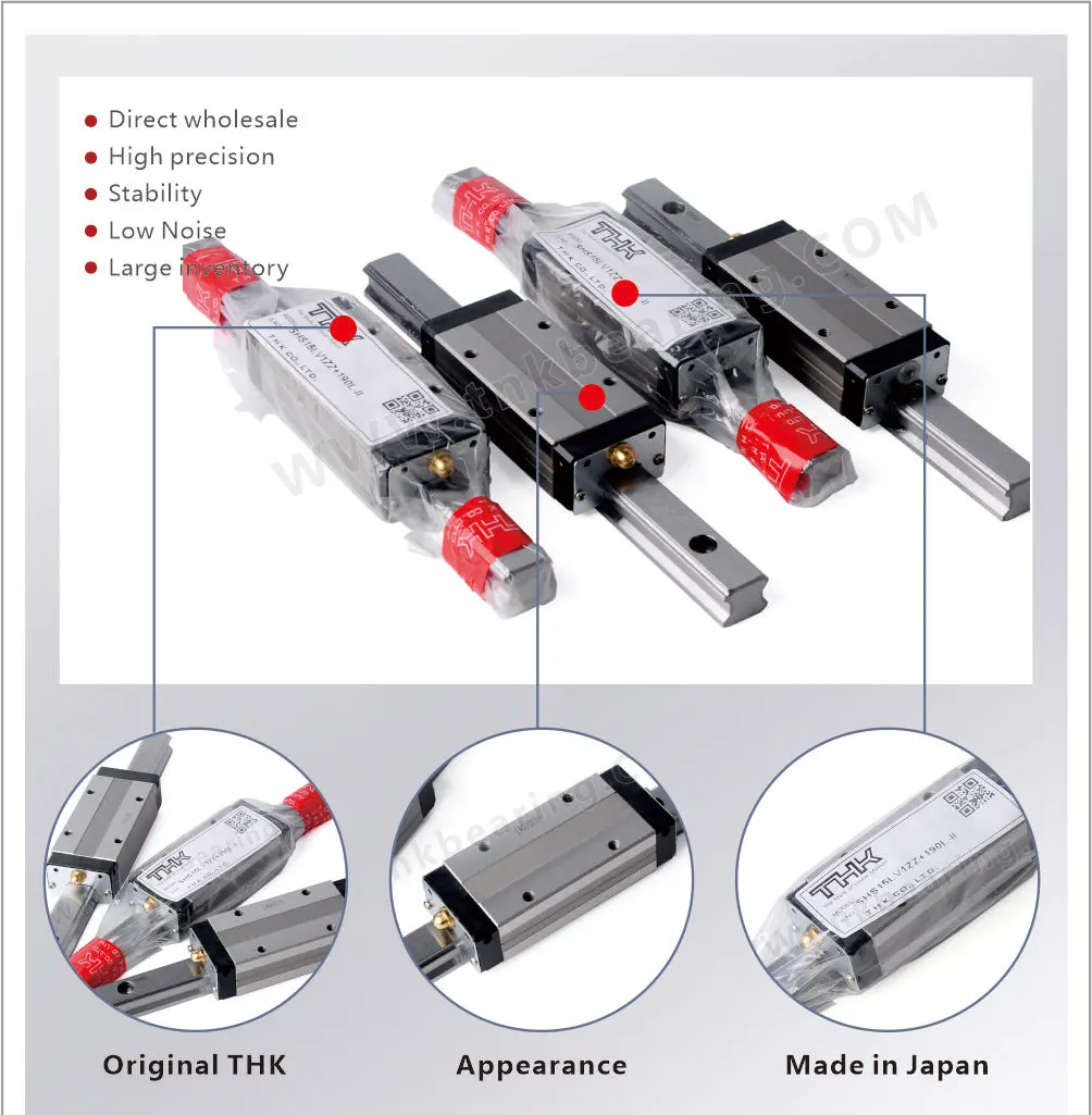 Japan Original TH K SHS15 SHS15L SHS15LV Linear Block Guid Guideway Kit ...