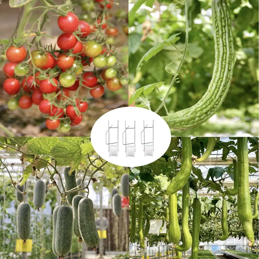 Greenhouse Tomato Trellis Support Rollerhook Roller Hook Twine Roller ...