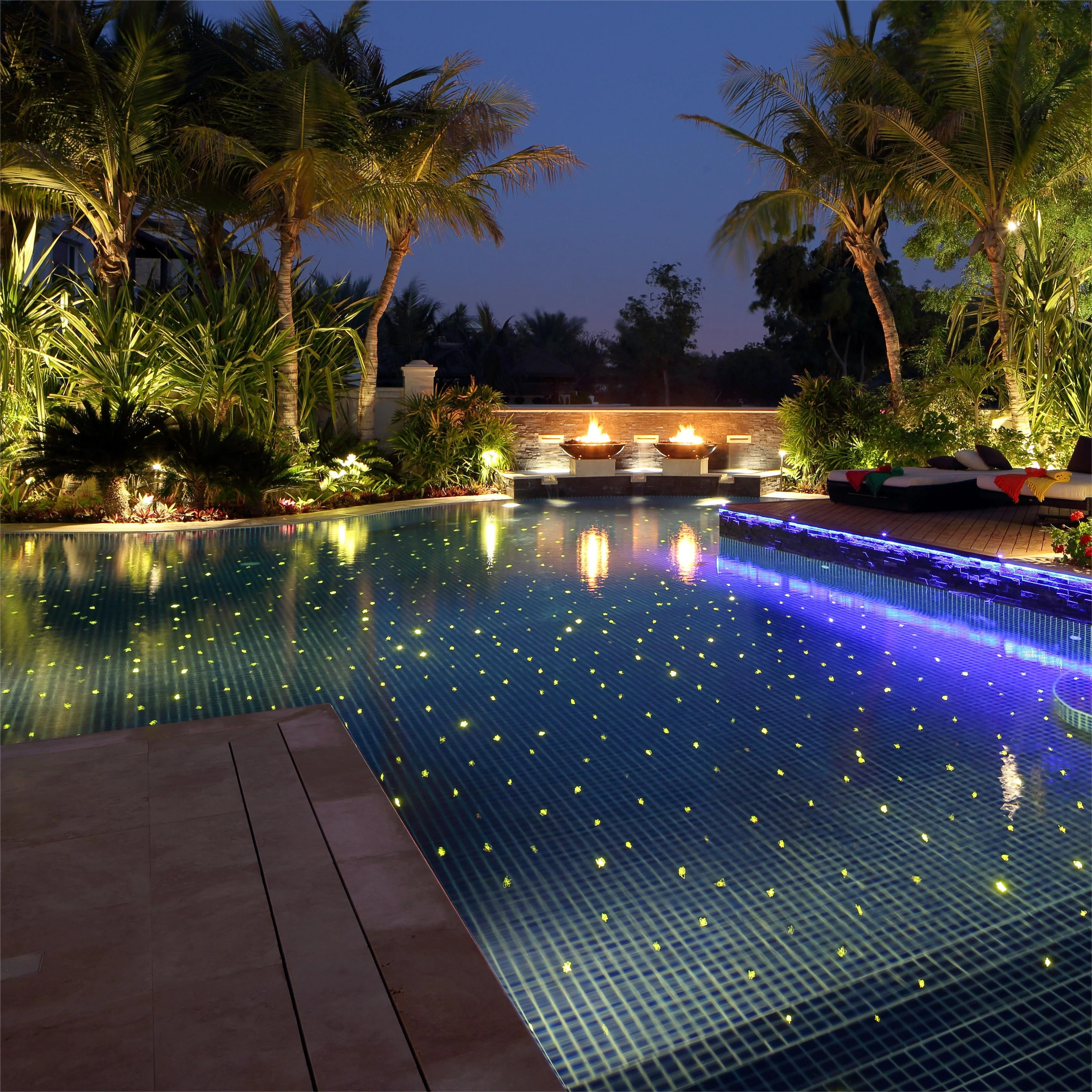 Star Pool LED Lighting - Customizable Starry Sky Effects