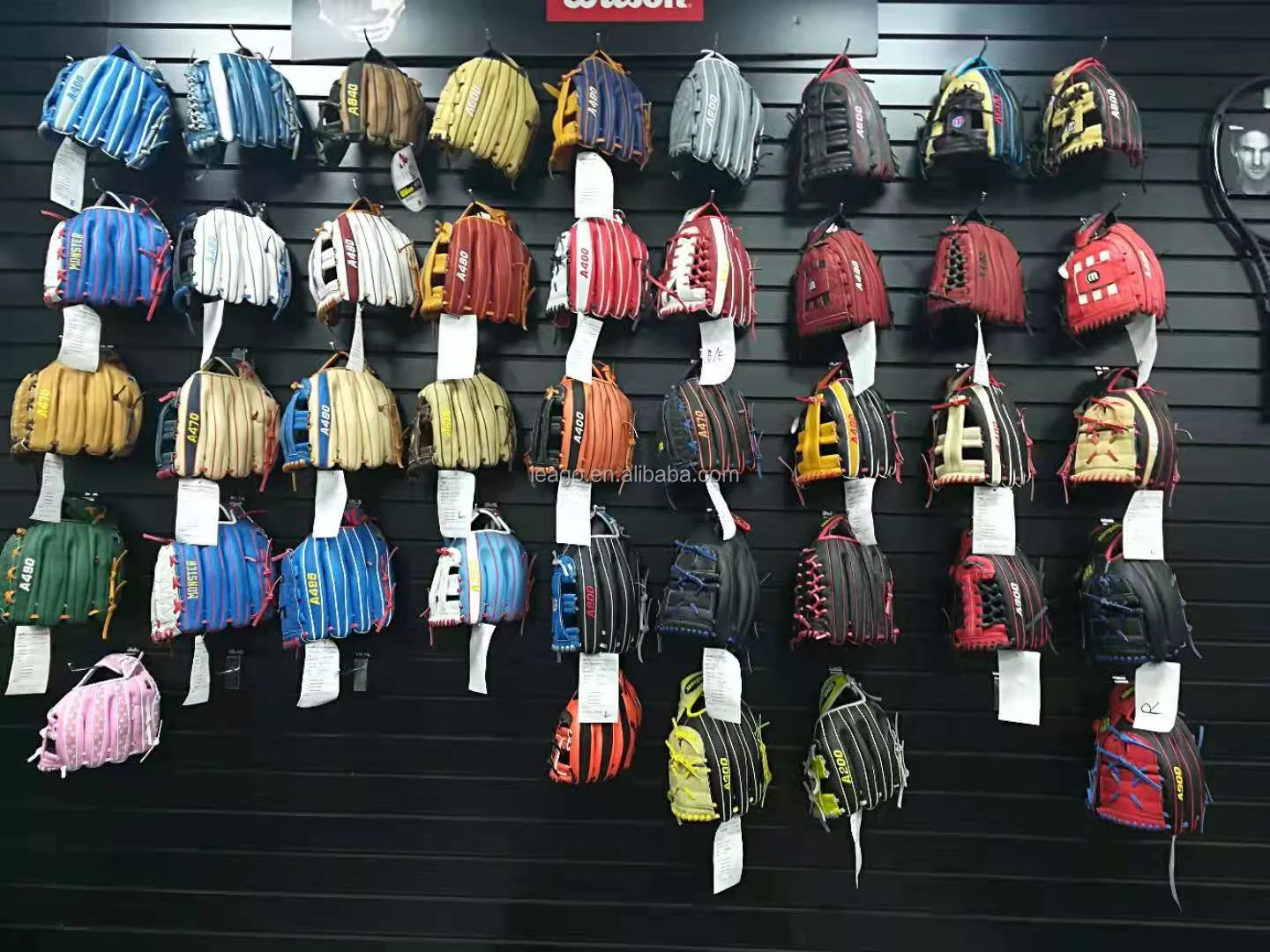 Custom Multi Color Baseball And Softball Sliding Base Gloves For Adult ...