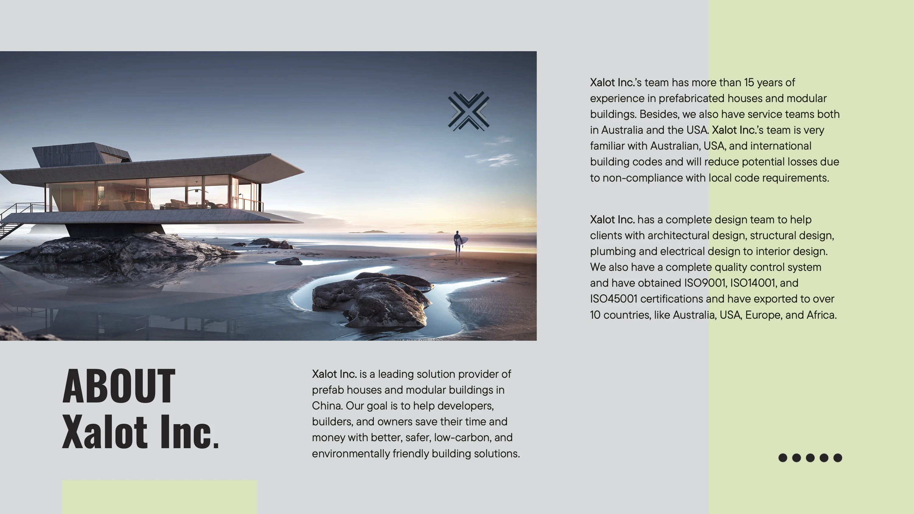 Modern Luxury Villa Light Steel Structure Frame Prefab Home For Holiday ...